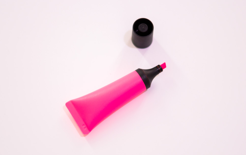Pink marker